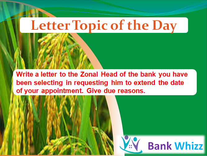 Letter Writing Quiz 2 for NABARD, SBI, IBPS and Other Banking Exams ...
