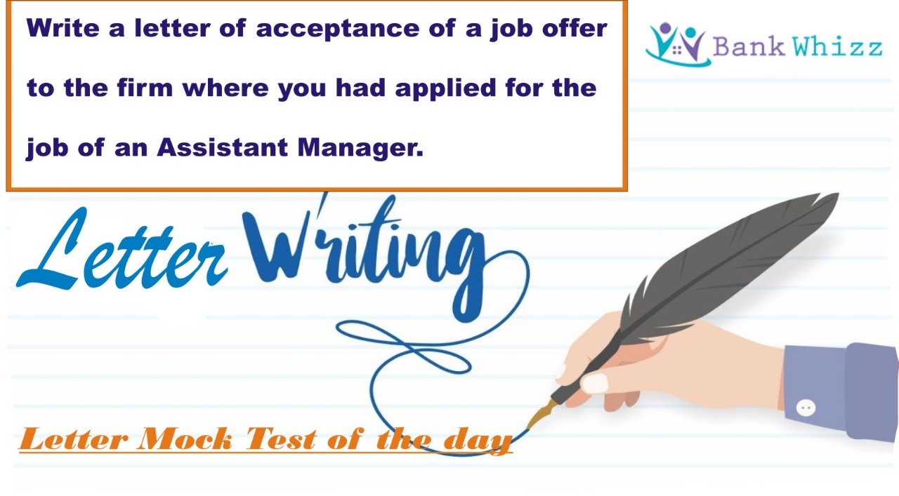 LETTER MOCK OF THE DAY | NABARD MAINS 2020 | TEST 4 - Bank whizz