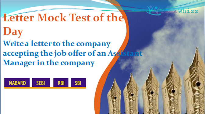 Letter Writing Mock Test 3 for NABARD, SBI, IBPS & Other Banking Exams ...