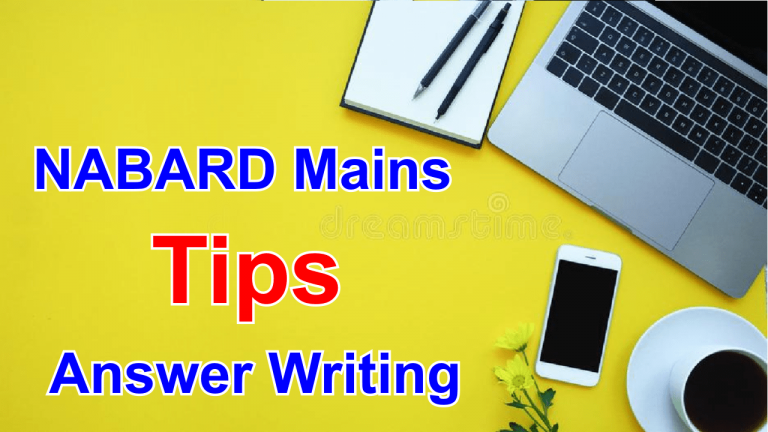 NABARD Mains - Tips for Answer Writing ESI & ARD - Bank whizz
